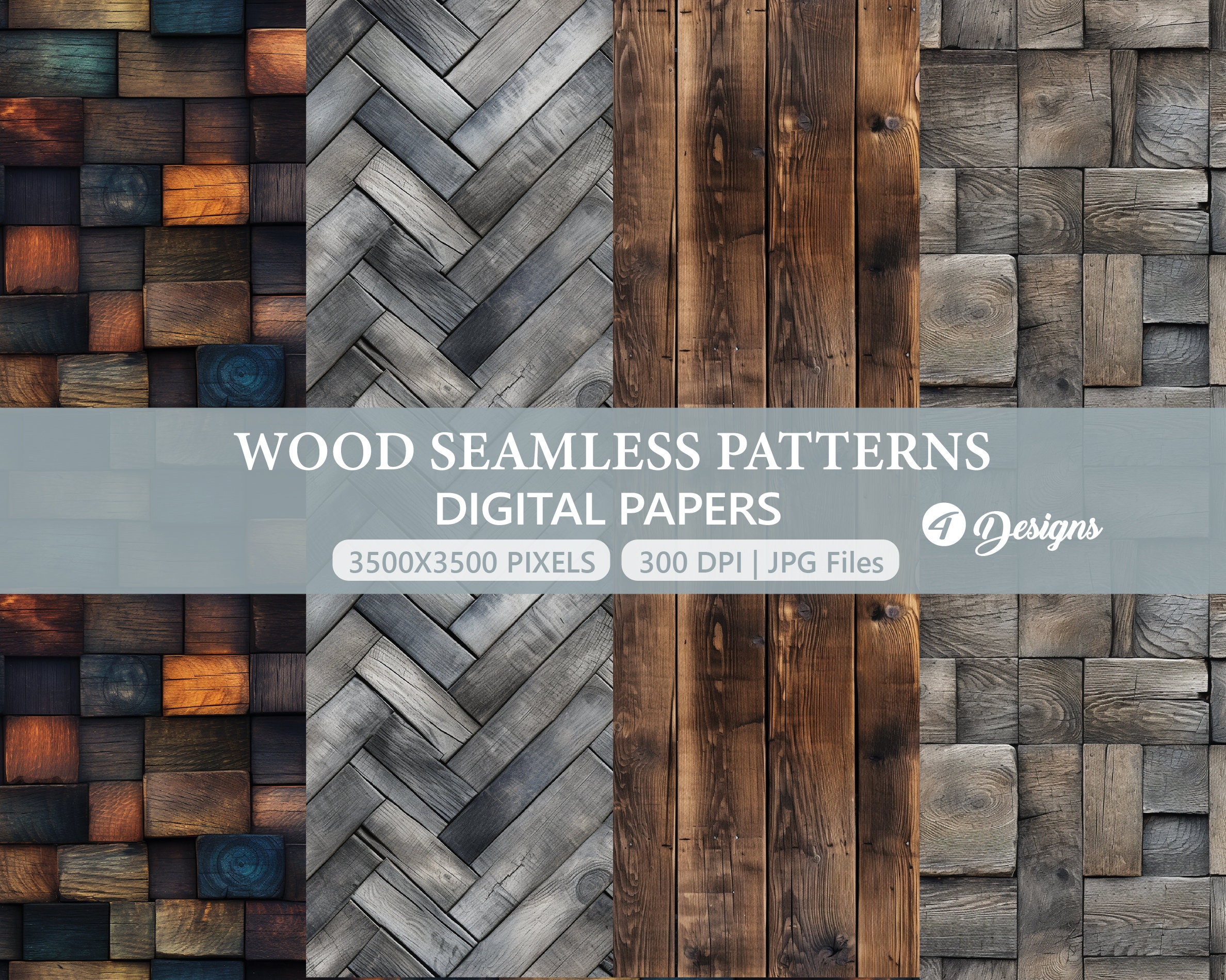 Wood Texture Distressed Wood Digital Paper Rustic Wood - Etsy