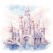 Watercolor Castle Clipart Fairy Tale Princess Castle - Etsy