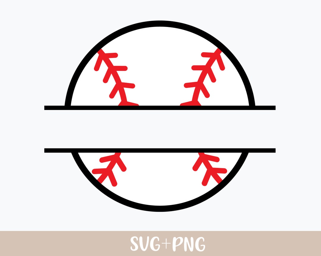 Baseball Split Monogram SVG , Baseball Bat Svg, Baseball Ball Svg ...