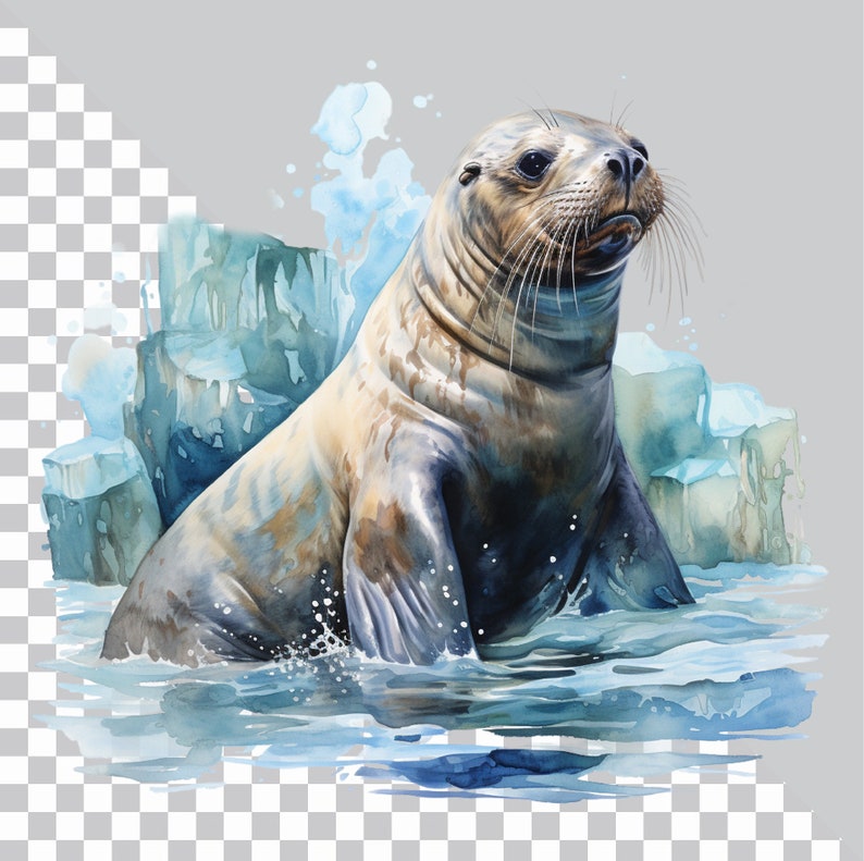 Sea Lions Clipart, Sea Lion PNG, Seal Clipart, Ocean Animals, Junk ...