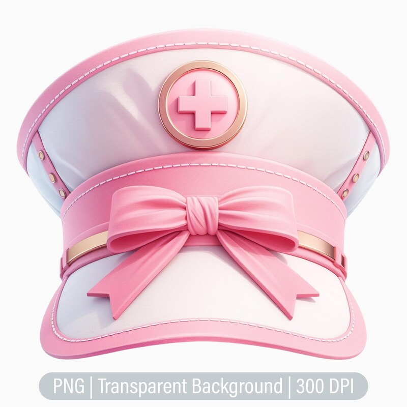 Nurse Hat Clipart - Etsy