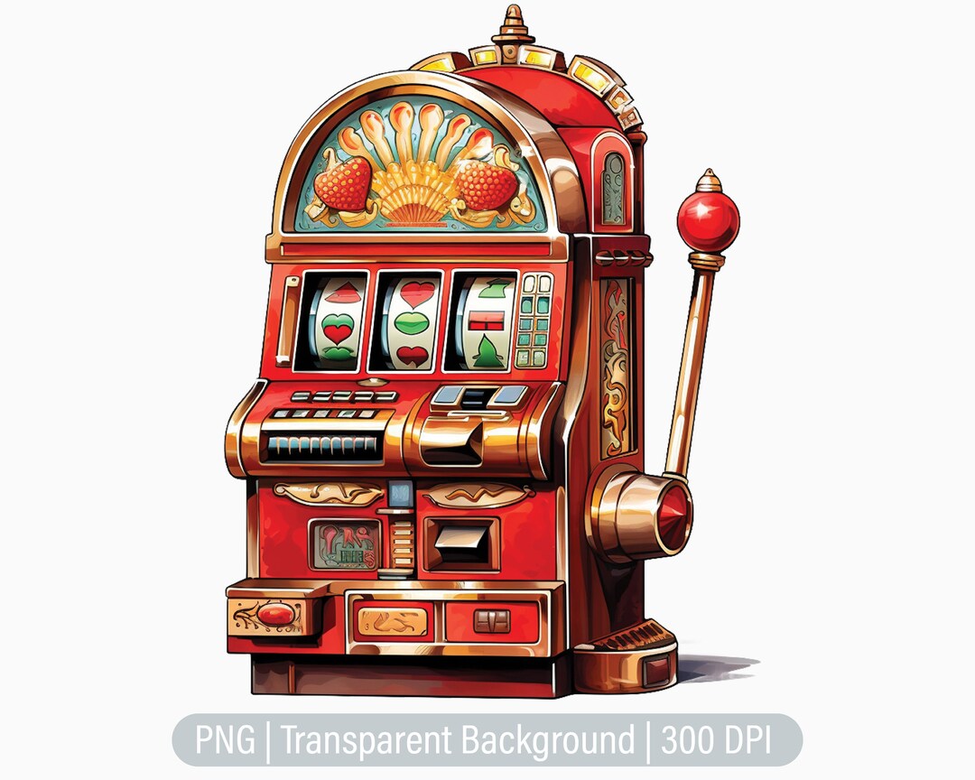 Sloth Machine Clipart, Casino PNG Clipart, Junk Journals, Scrapbooking ...