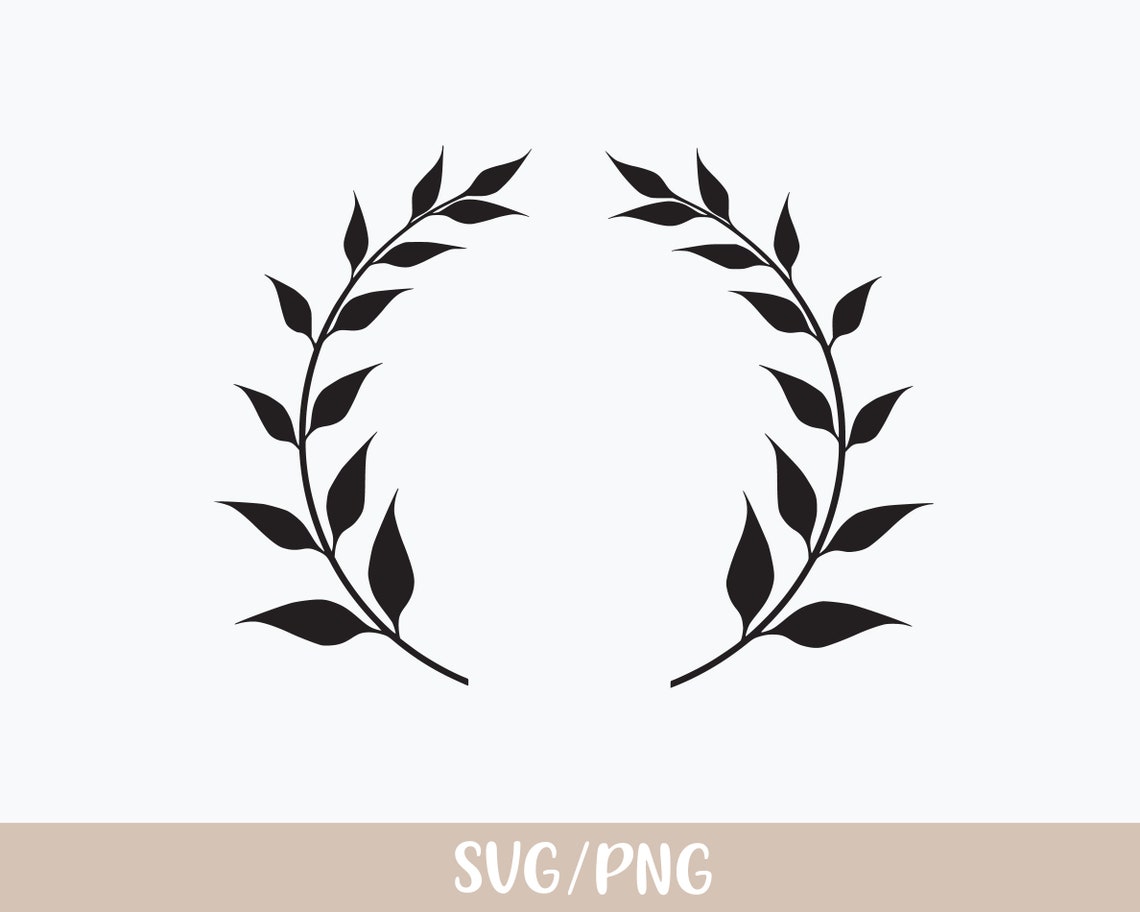 Wreath SVG Border Wreath Svg Monogram Svg Flower Border | Etsy