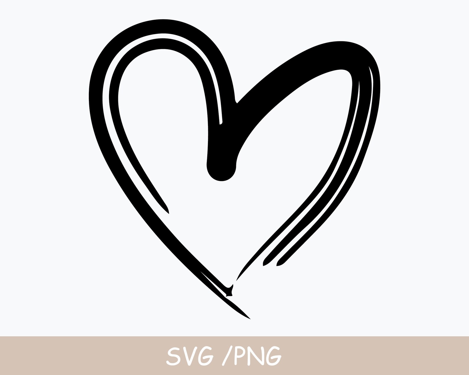 Heart Svg Bundle Heart Svg Hand Drawn Heart Svg Open Heart | Etsy
