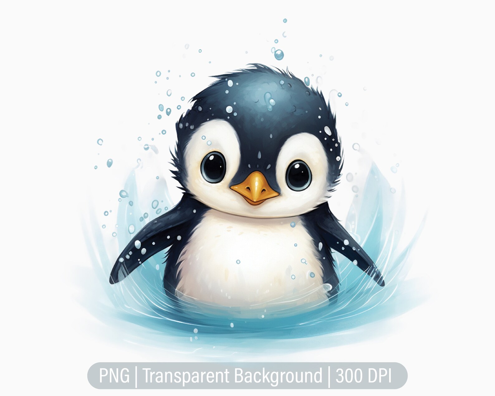 Cute Penguin Clipart, Penguin Png, Baby Penguins, Junk Journals ...