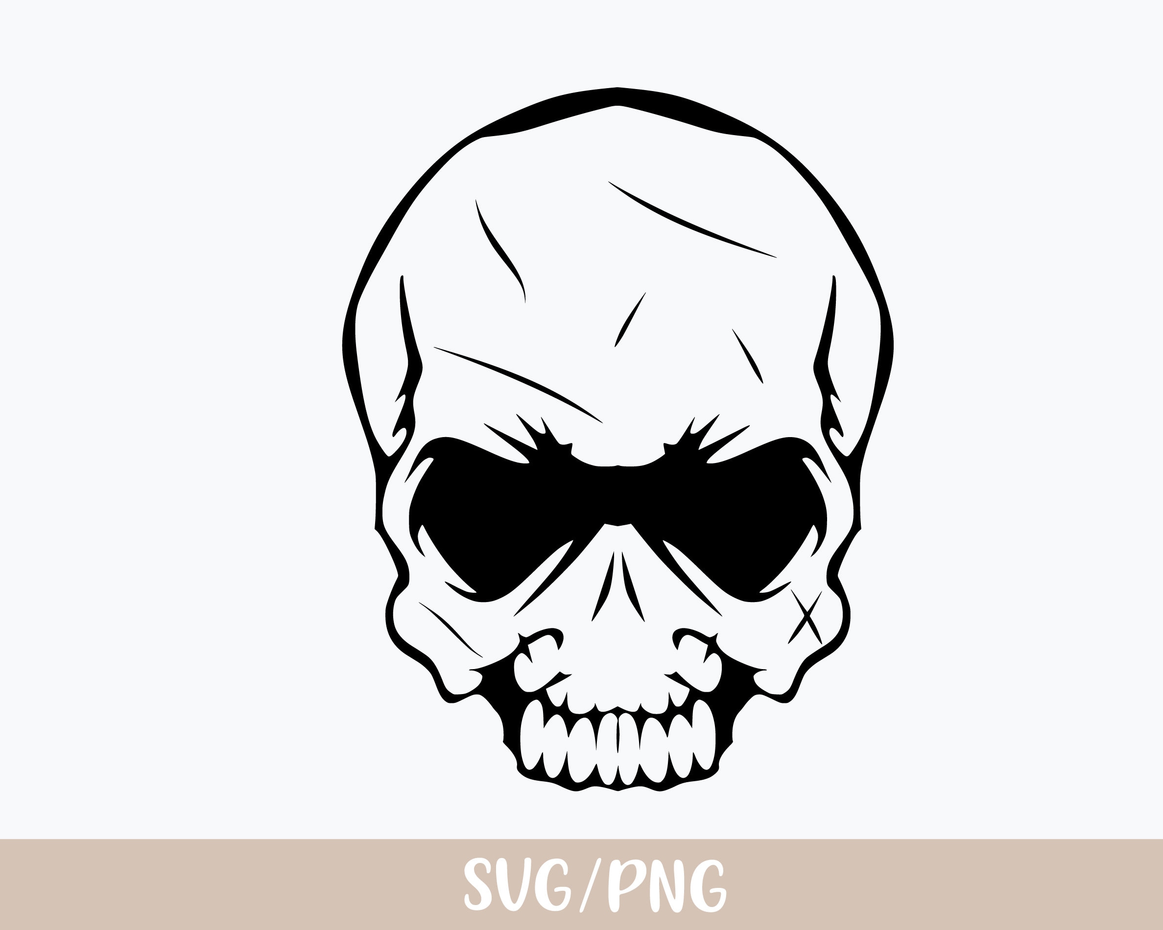 Skull SVG Bundle Skull Png Skull Vector Skull Cut Files | Etsy