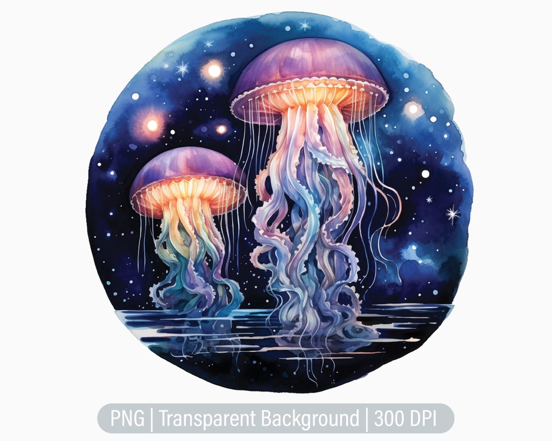 Jelly Fish Clipart, Ocean Animals Clipart, Night Stars Sky, Junk ...