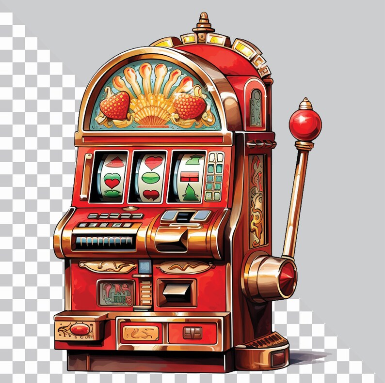Sloth Machine Clipart, Casino PNG Clipart, Junk Journals, Scrapbooking ...