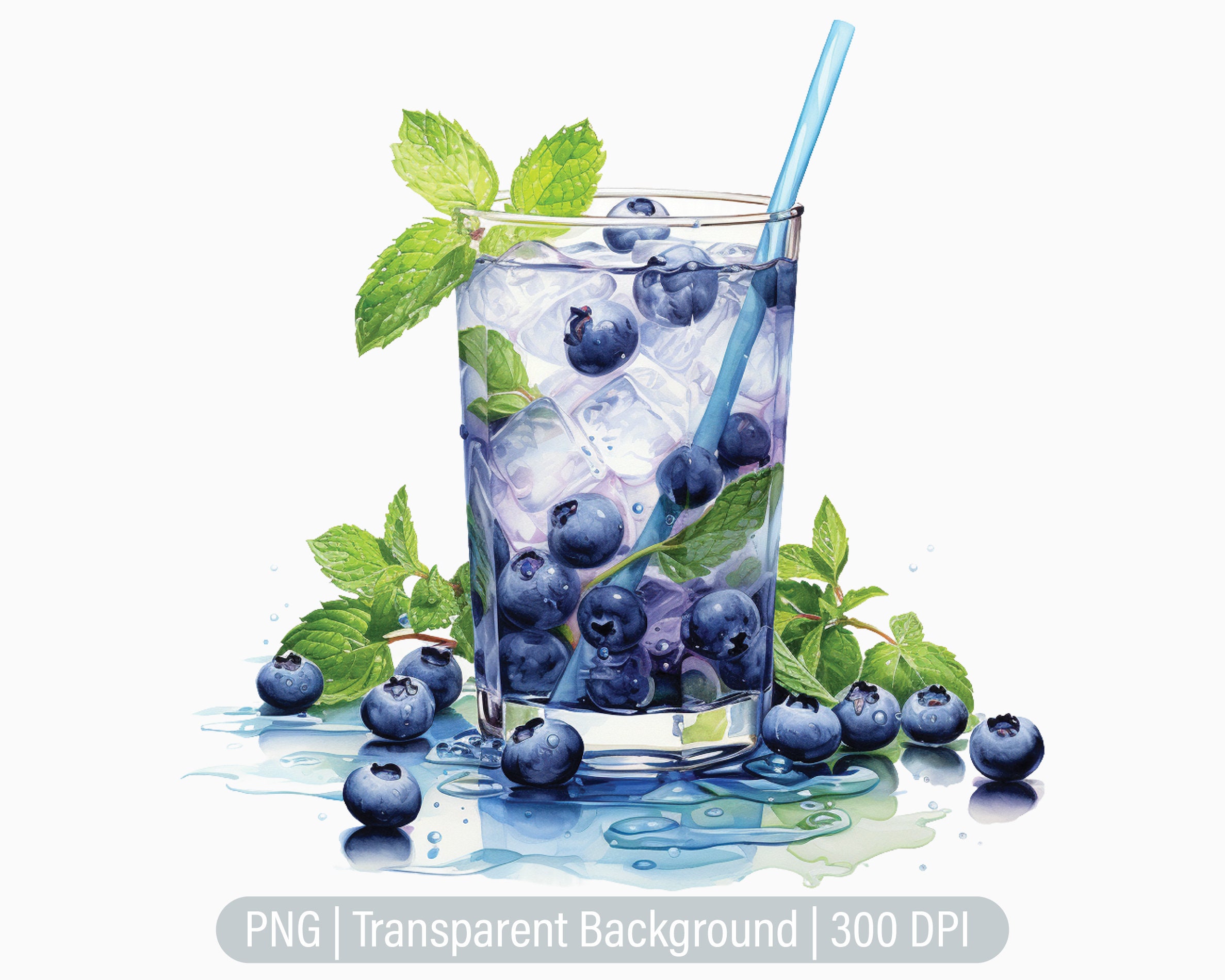 Blueberry Drink Clipart, Blueberries PNG, Blue Berry Juice Png, Junk ...
