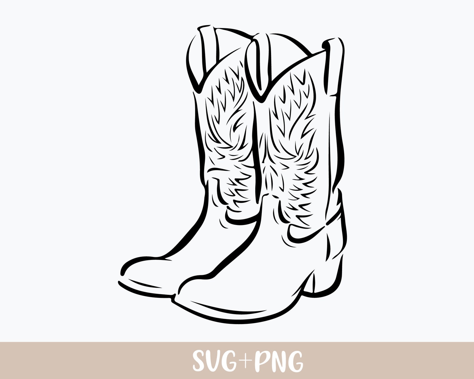 Cowboy Boots Svg, Western Svg, Cowgirl Boots Png, Cowboy Hat Svg, Rodeo ...