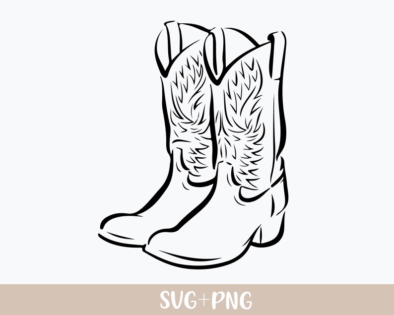 Cowboy Boots Svg, Western Svg, Cowgirl Boots Png, Cowboy Hat Svg, Rodeo ...
