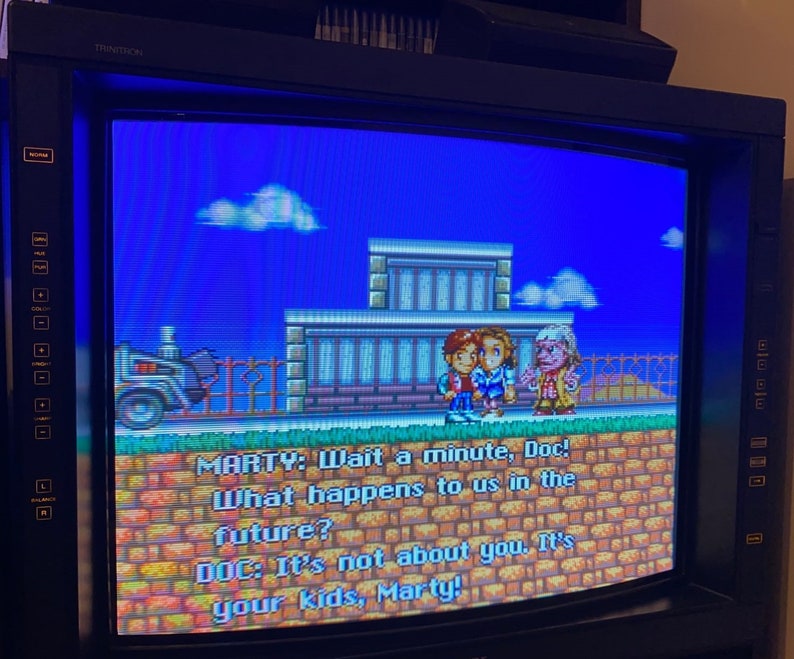 Super Back to the Future 2 Video Card Nintendo SNES Usa NTSC Action ...