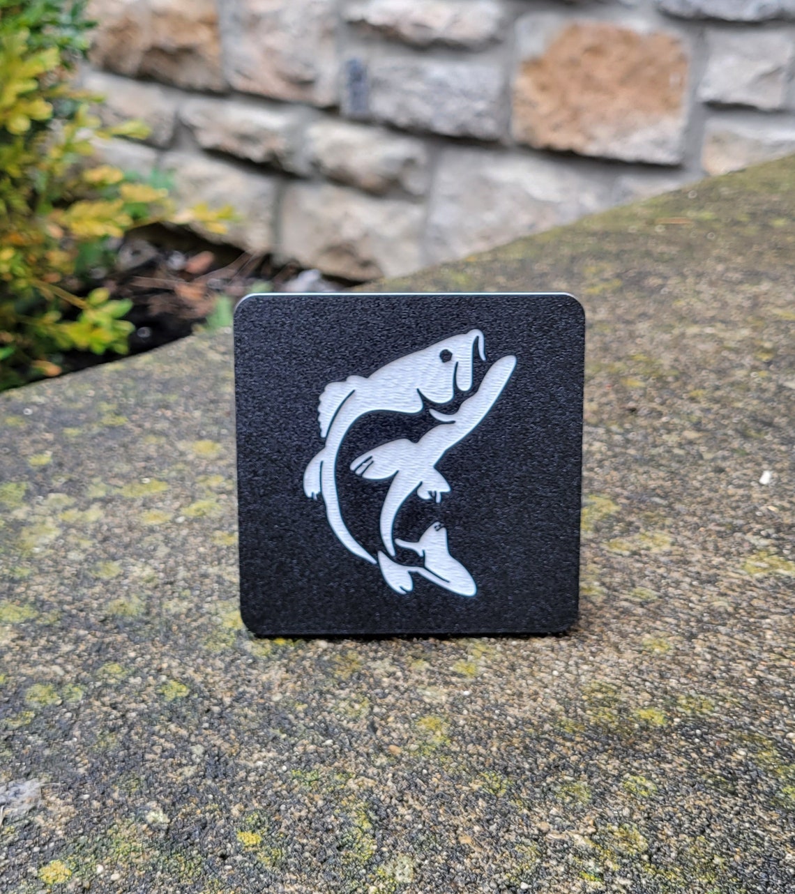 Bass Fishing- Trailer Hitch Cover (universal 2"x2") - Etsy