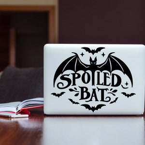 SPOILED BAT | Spooky Bumper Decal | Gothic Car Accessories | Goth ...