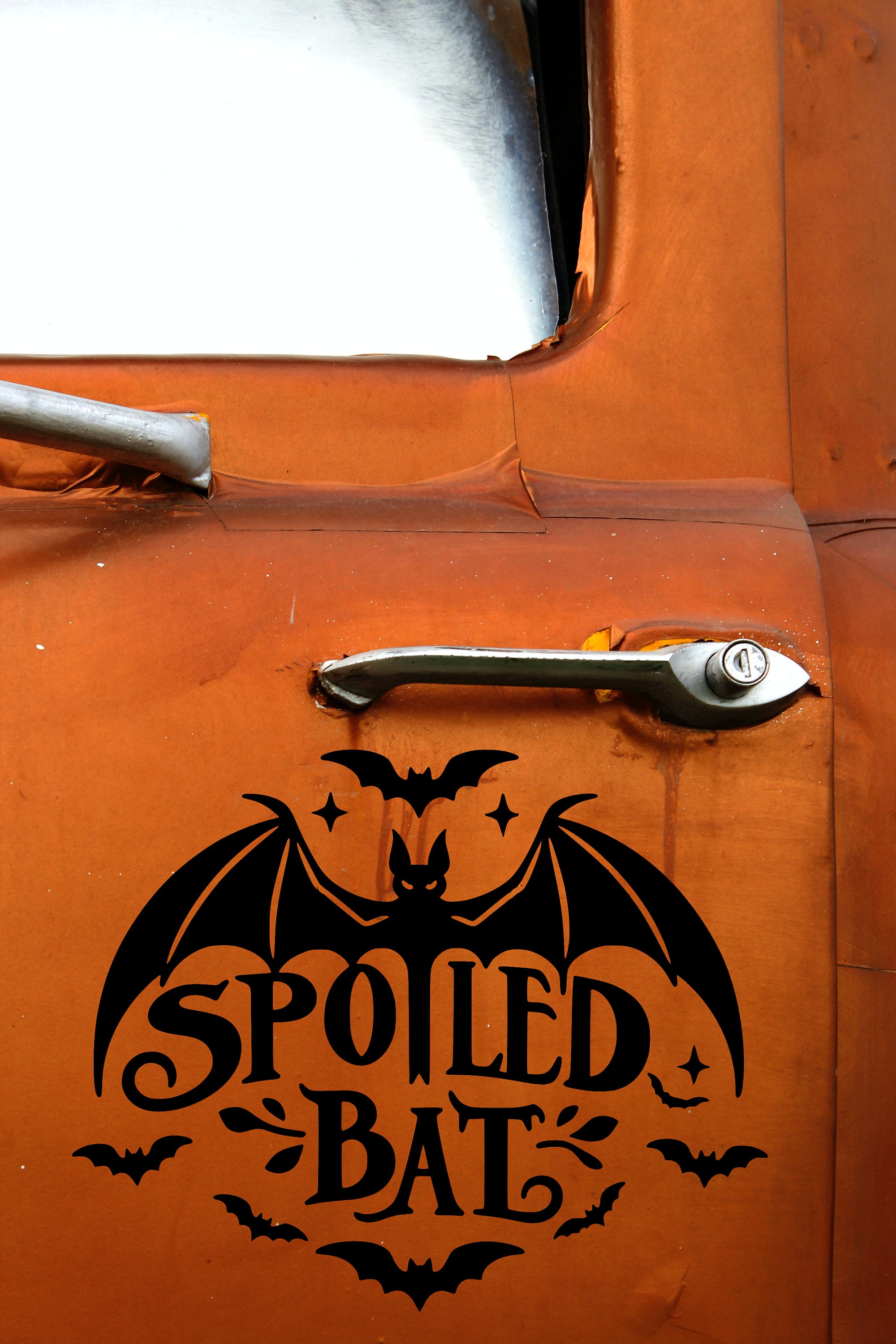 SPOILED BAT | Spooky Bumper Decal | Gothic Car Accessories | Goth ...