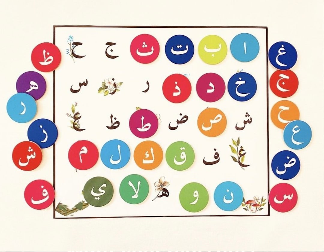 Alphabet Mat Arabic, Ramadan, Bayram, Eid, Gift - Etsy