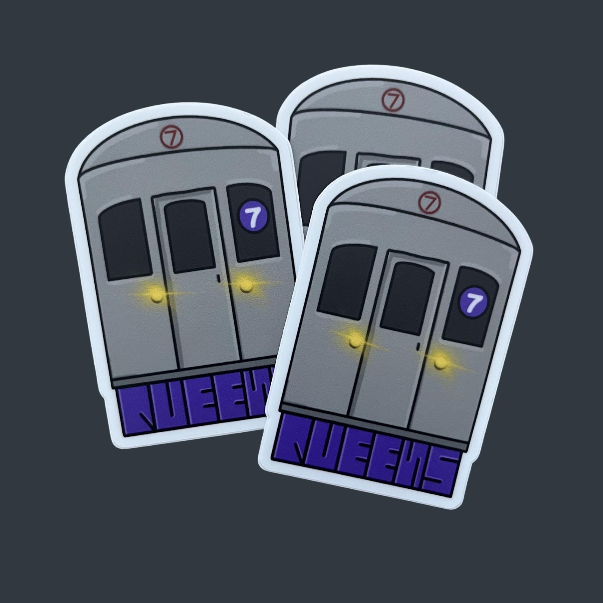 Queens 7 Train 3" Sticker - Etsy