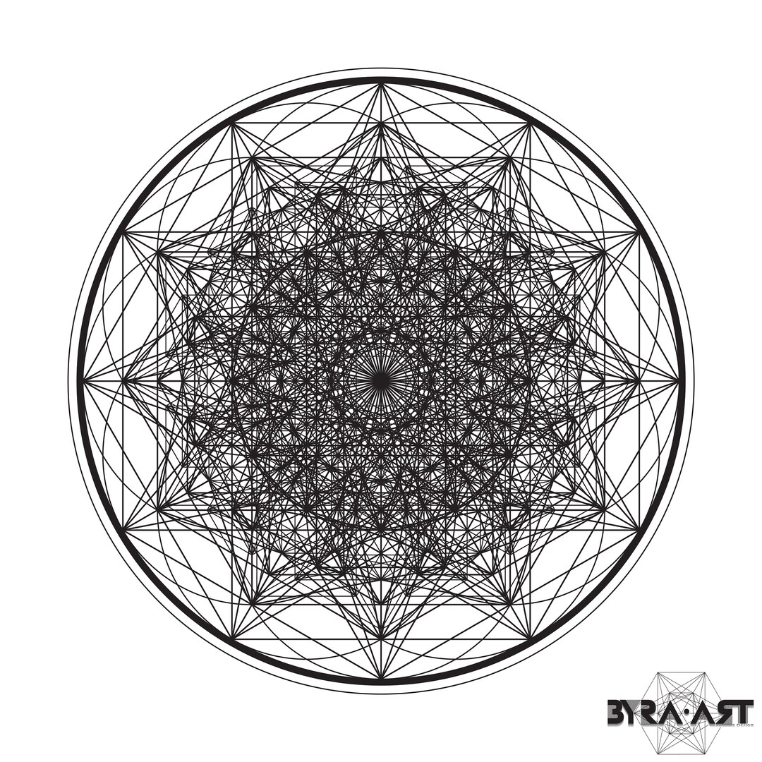 Metatron's Cube/lotus of Life 1 - Sacred Geometry - Geometry - Crystal ...