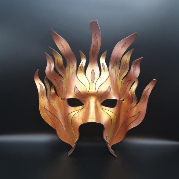 Fire Mask - Etsy