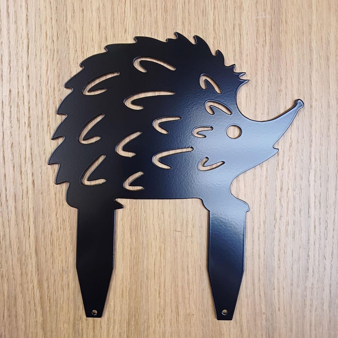 Steel Hedgehog Garden Spike - Etsy