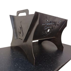 Highland Cow Collapsible Firepit - Etsy
