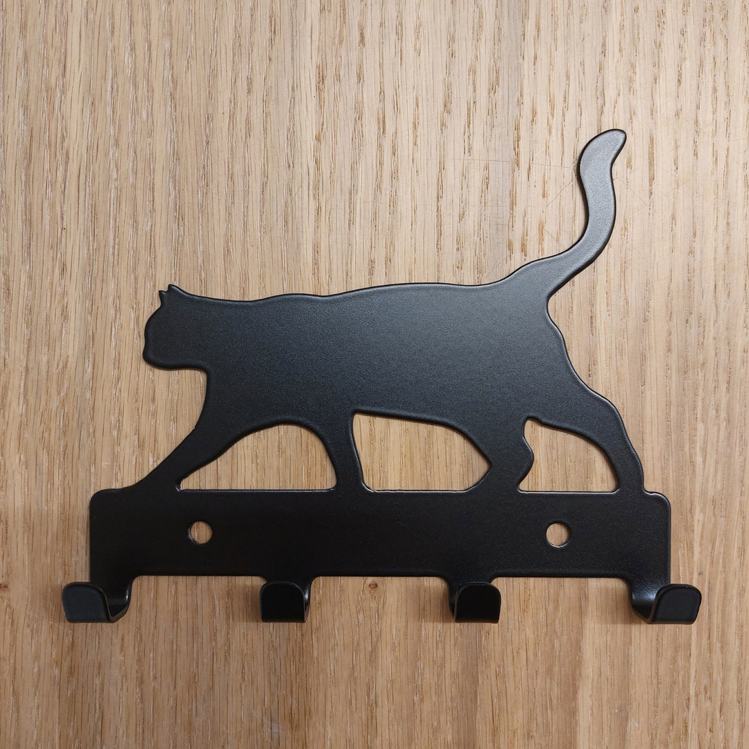 Steel Cat Key Hook - Etsy