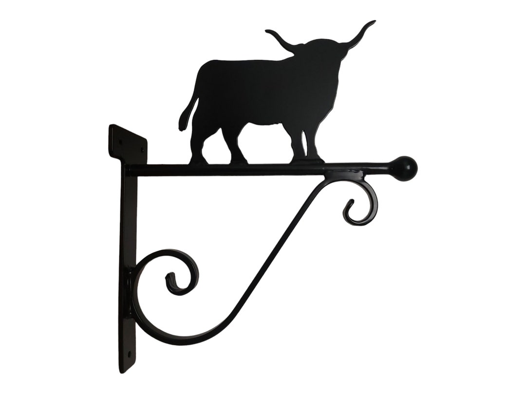 Highland Cow Hanging Basket Bracket - Etsy