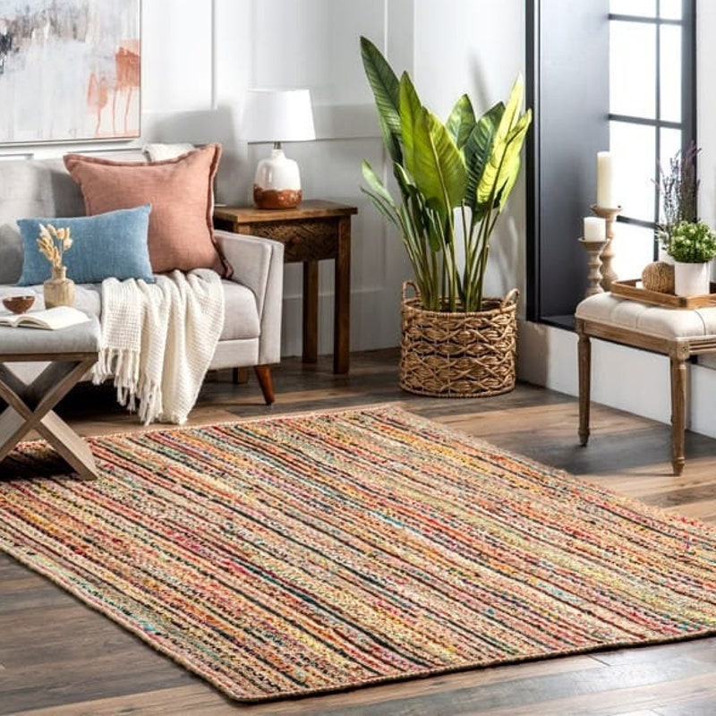 Colorful Braided Rug - Etsy