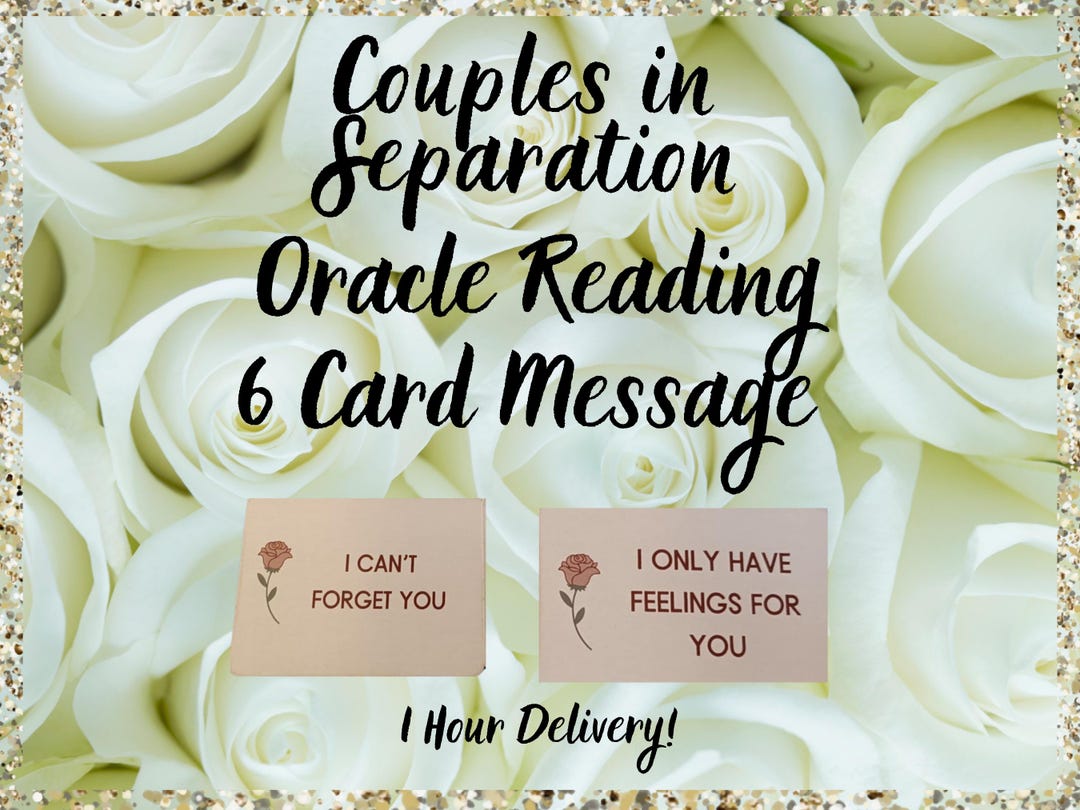No Contact Reading, Couples in Separation, Feelings, Thoughts, 1 Hour ...
