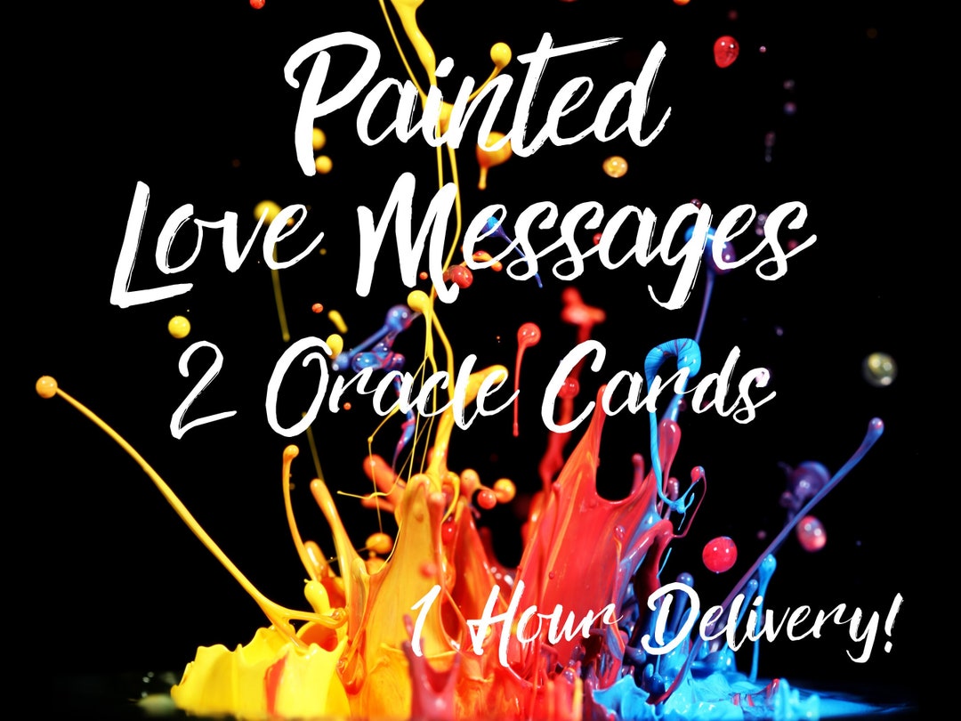 Painted Love Messages From Your Special Person, What Are They Thinking ...