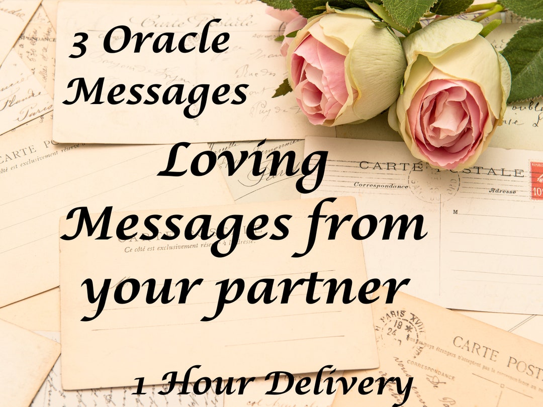 Loving Messages From Your Partner, Sweet Messages, 3 Card Oracle ...
