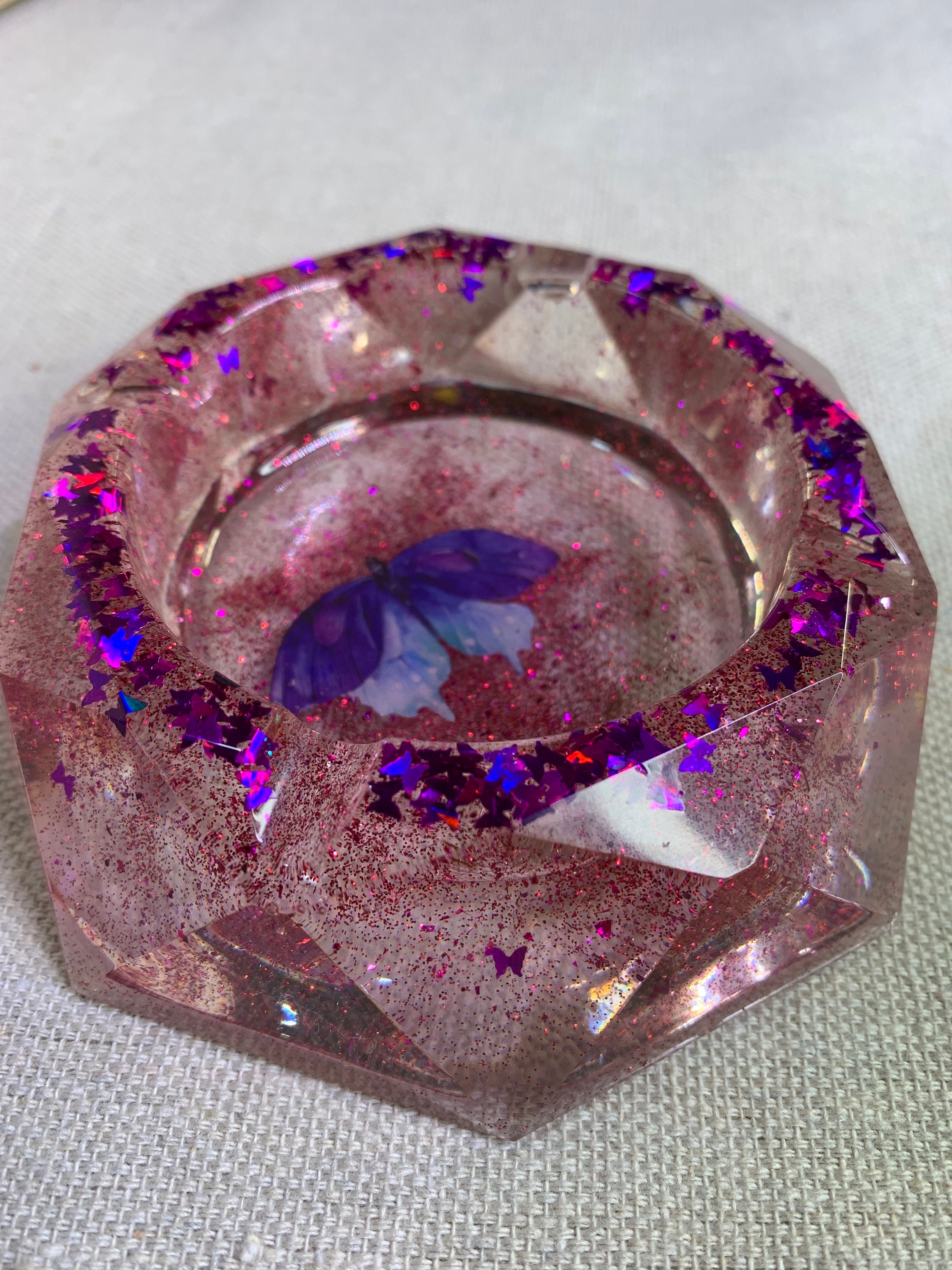 Butterfly Ashtray - Etsy