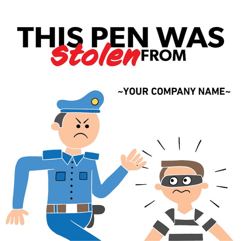 This Pen Was Stolen From- Pack of 20 - Etsy
