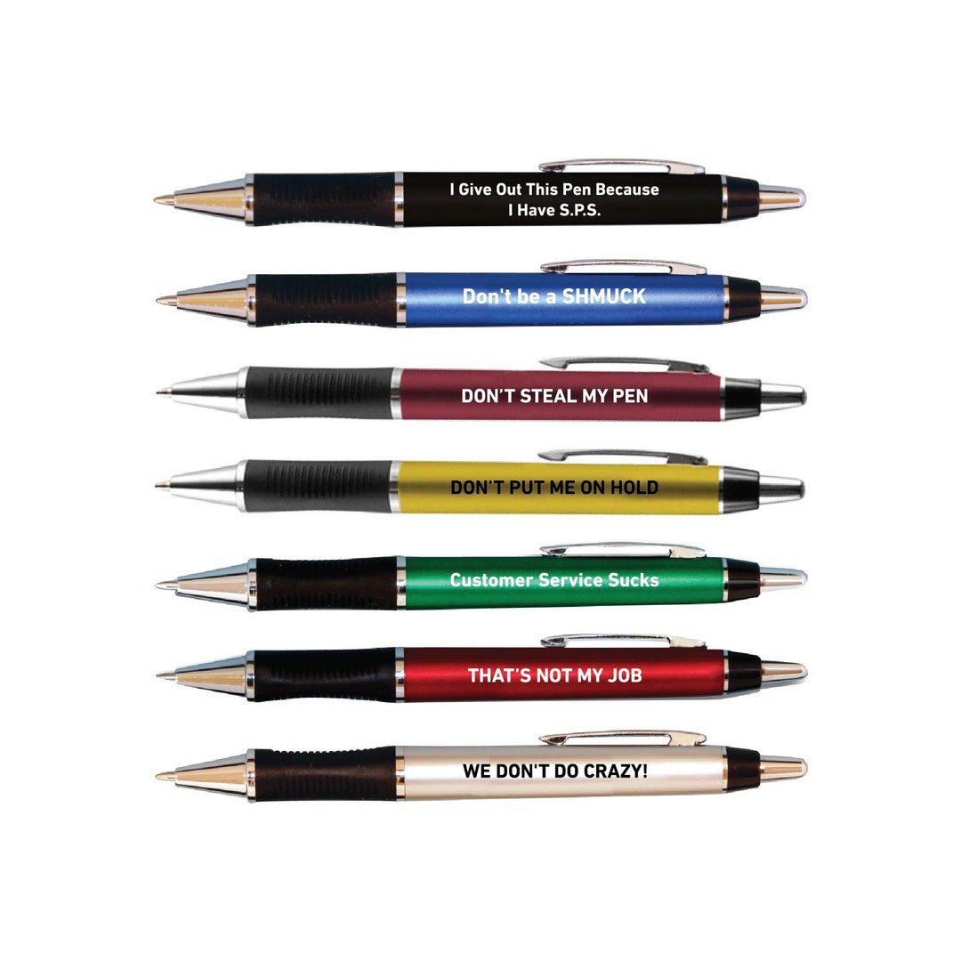 Expression Saying Pen Pack of 5 - Etsy