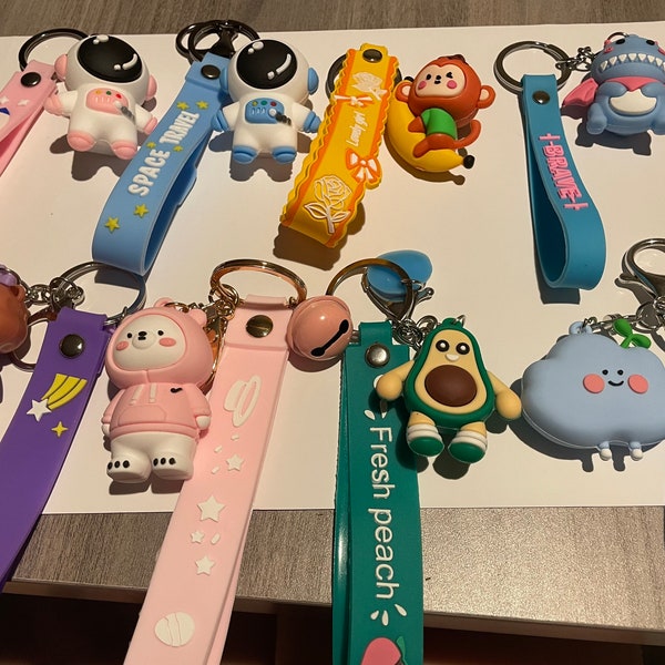 Character Keychain - Etsy