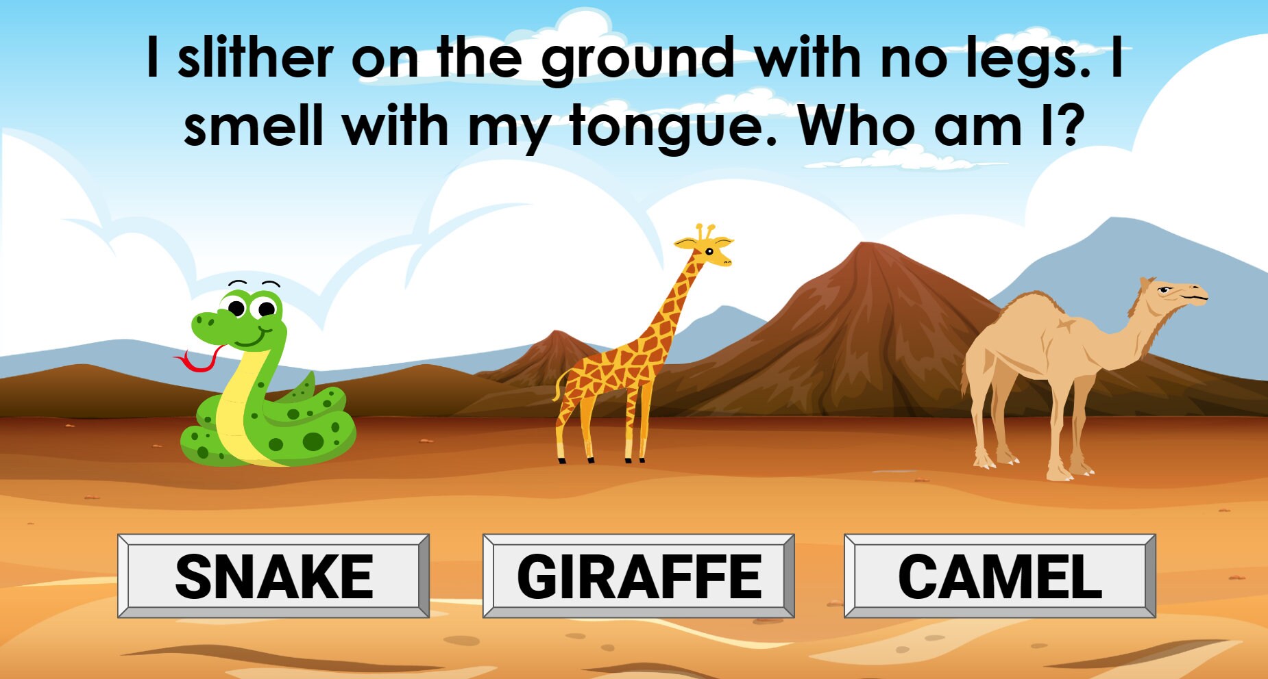 Animal Riddles Game for Grades 2-4 Interactive Google Slides Activity ...
