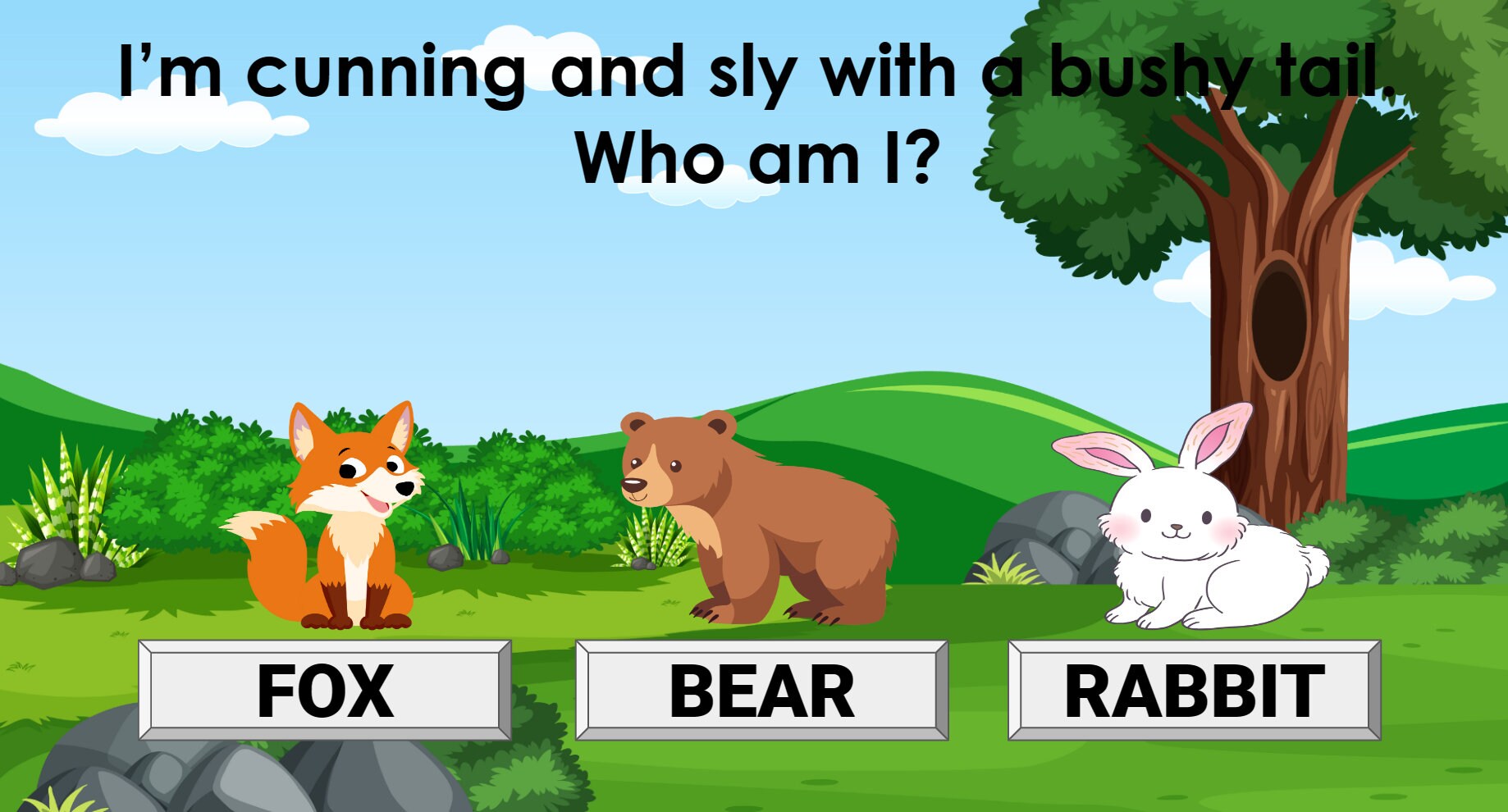 Animal Riddles Game for Grades 2-4 Interactive Google Slides Activity ...