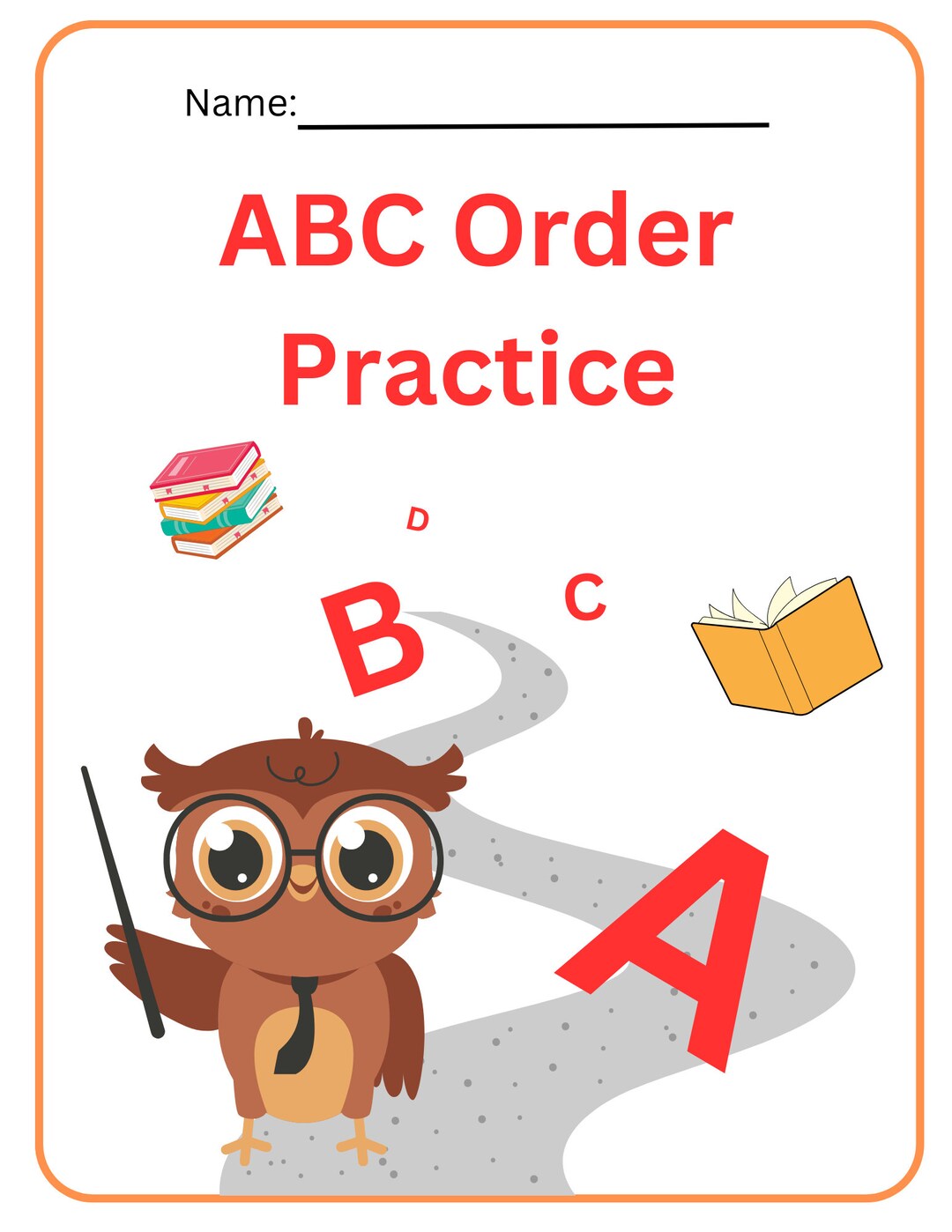 ABC Order Practice Packet: Introduction to Alphabetical Order ...