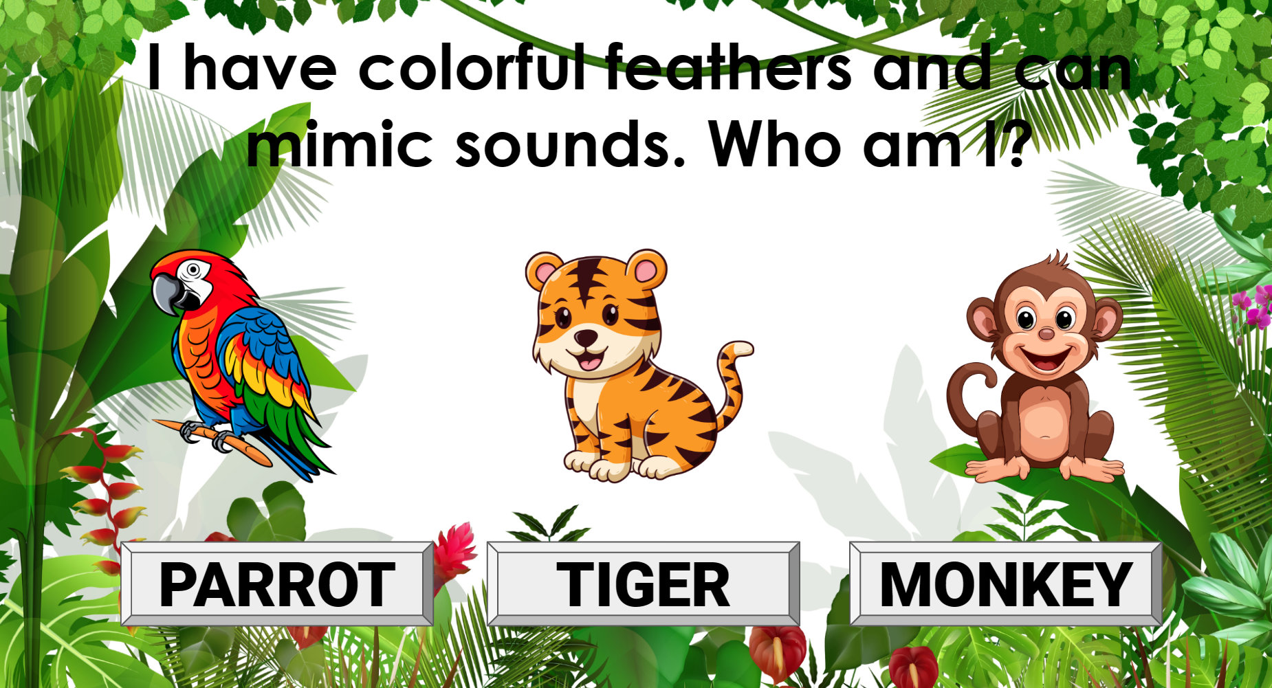 Animal Riddles Game for Grades 2-4 Interactive Google Slides Activity ...