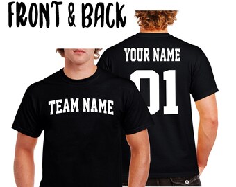 Number Front Shirt - Etsy