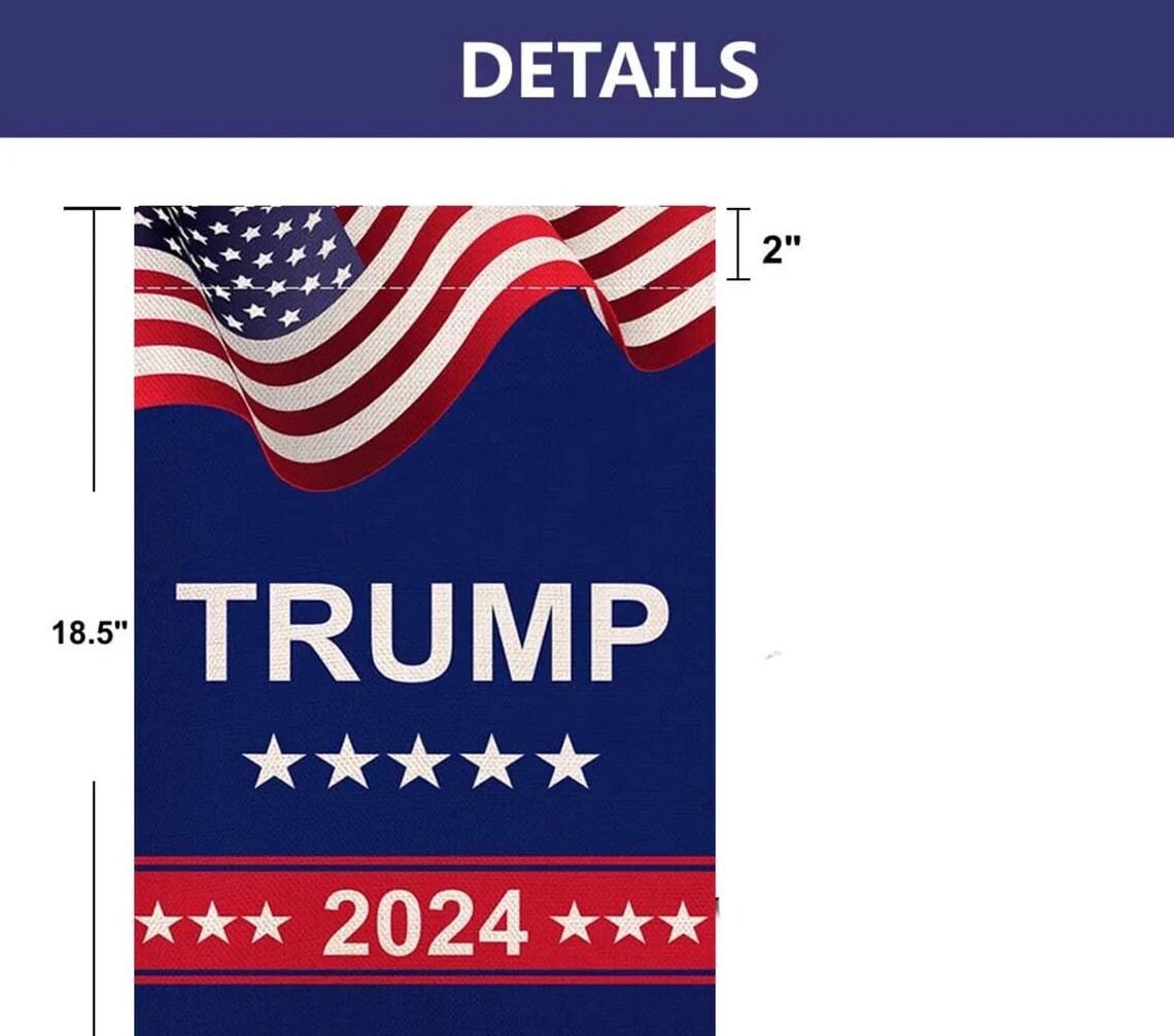 Donald Trump 2024 Garden Flags