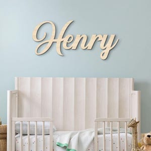 Personalized Wooden Name Sign for Nursery,baby Nursery Name Sign,custom ...