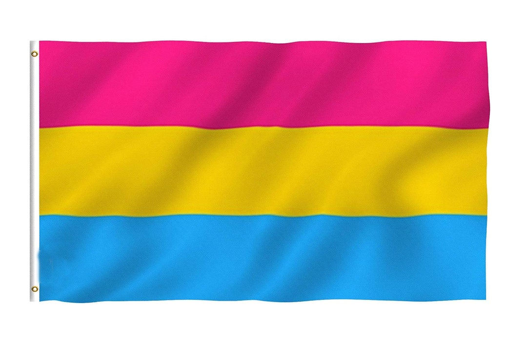 Pansexual Flag 3x5fts Pansexuality Omnisexuality Pride - Etsy