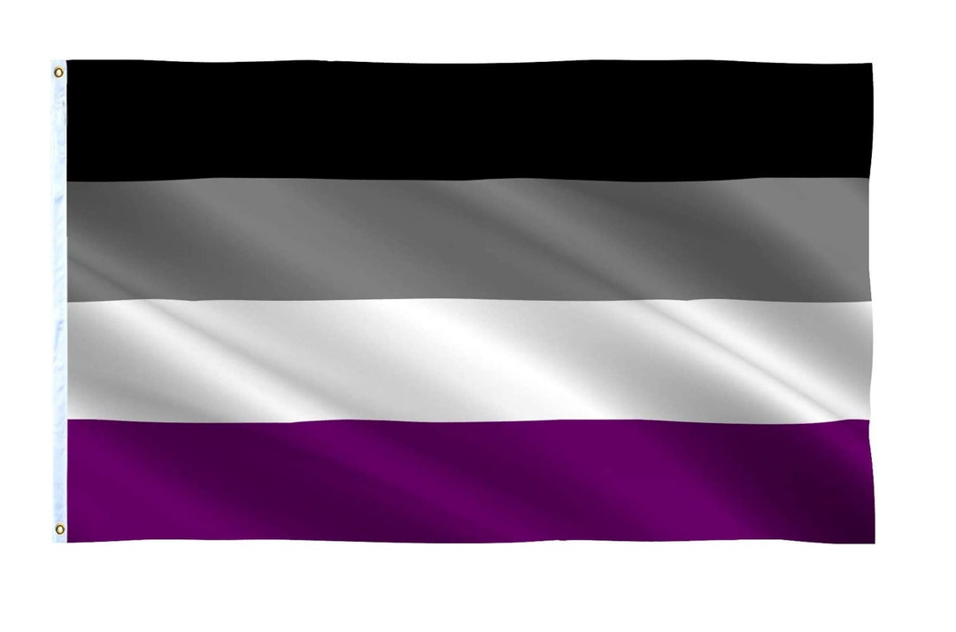 Asexual Pride Flag 3x5ft Moderate Outdoorindoor Both Sides Etsy