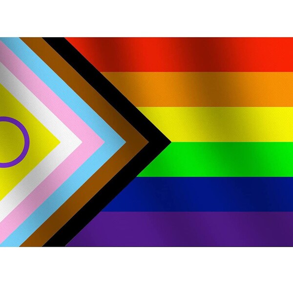 Intersex Inclusive Pride Flag Sticker - Etsy