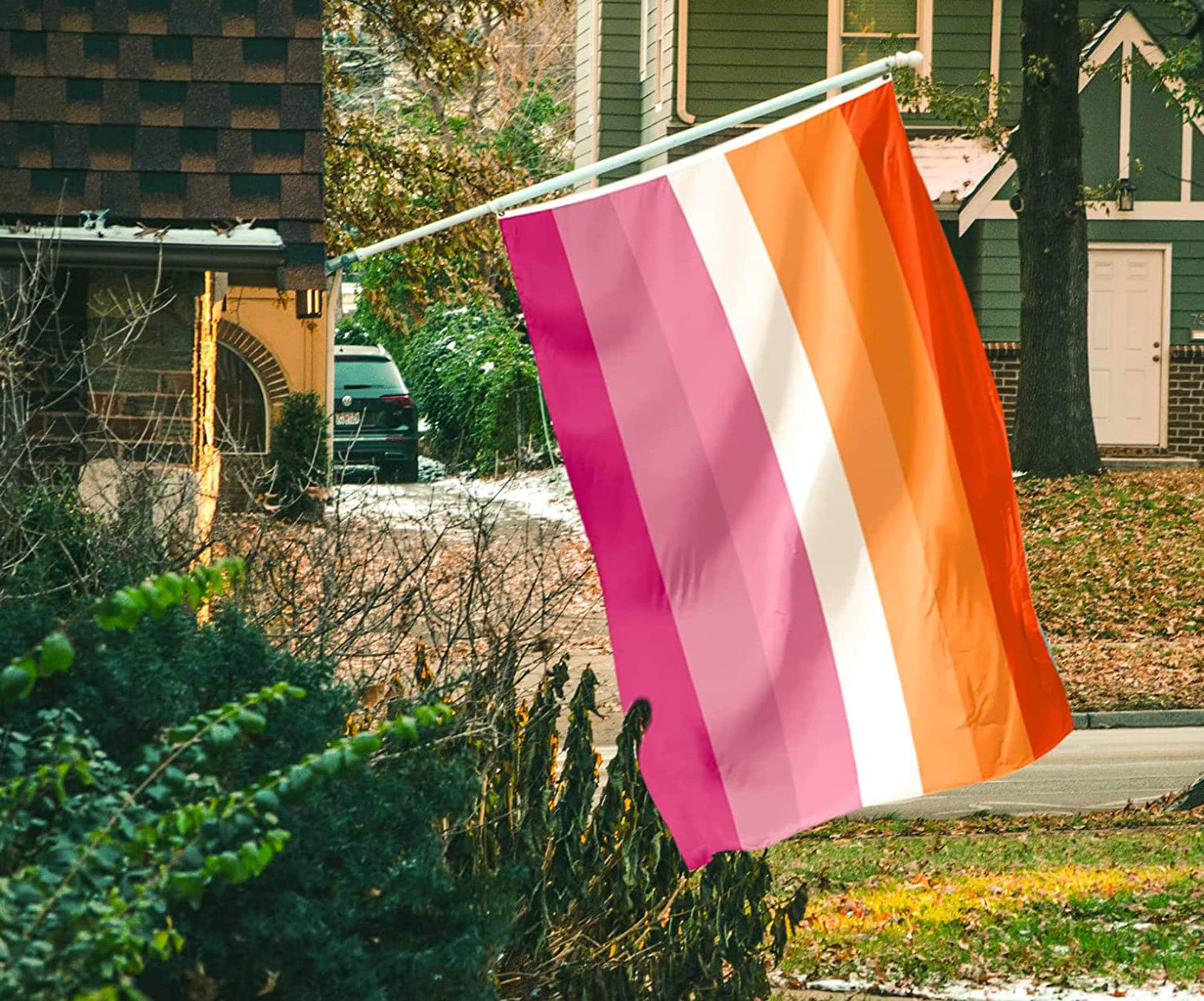 Lesbian Sunset Flag 3 X 5 Pride Flag Lesbian Sunset Etsy