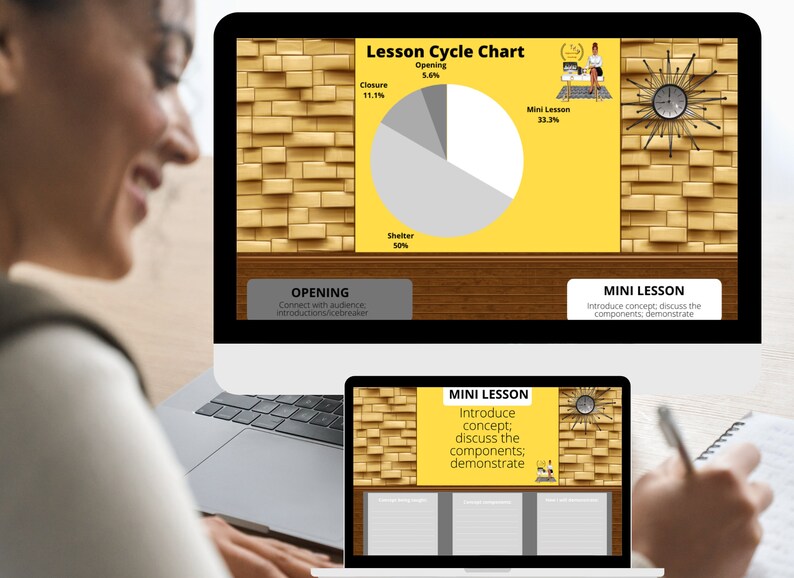 Digital Class Lesson Plan Workbook Digital Class Planning - Etsy