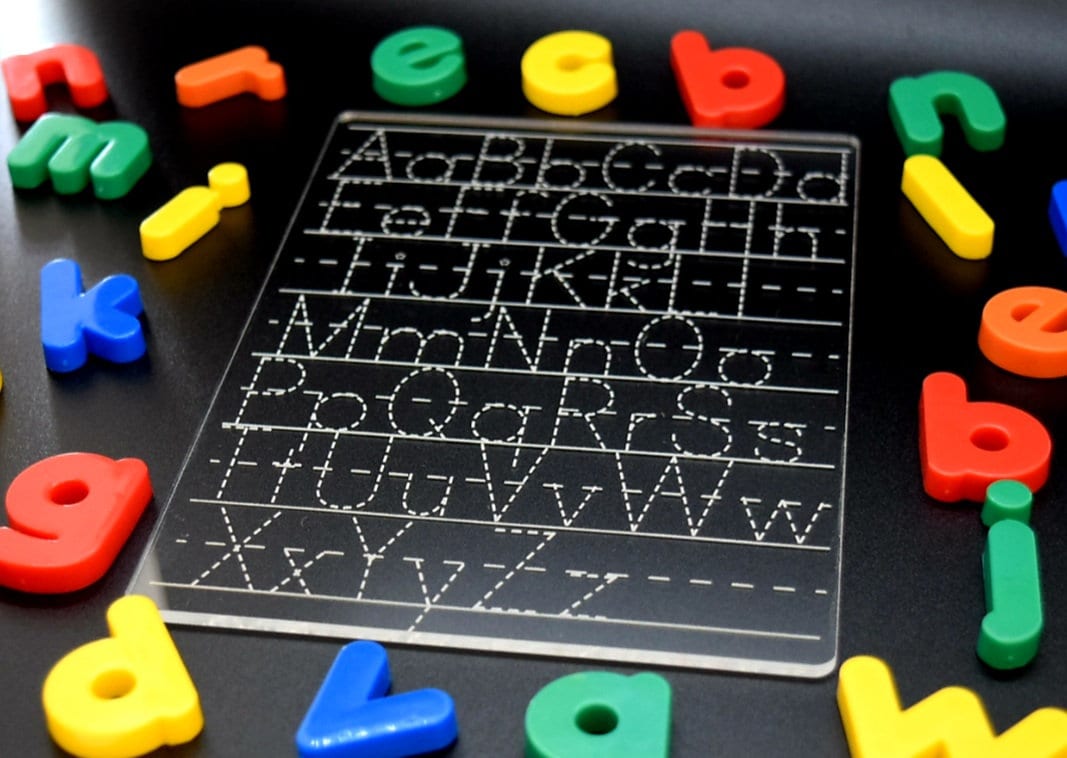 ABC Alphabet Writing Practice Board - Etsy