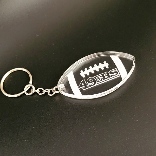 San Francisco 49ers Keychain - Etsy
