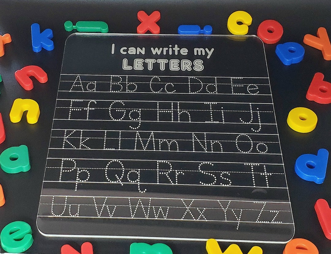 I Can Write My Letter ABC Tracing Board - Etsy